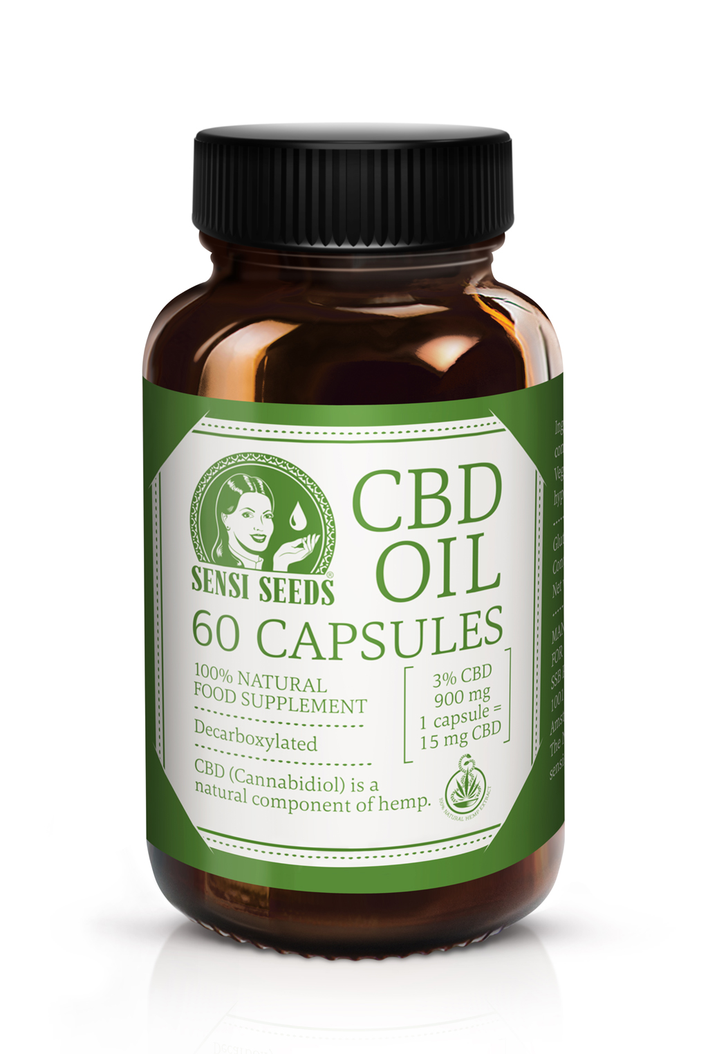 Sensi Seeds CBD Öl Kapseln mit 3% CBD, 15 mg | CannaVital - Ihr ...